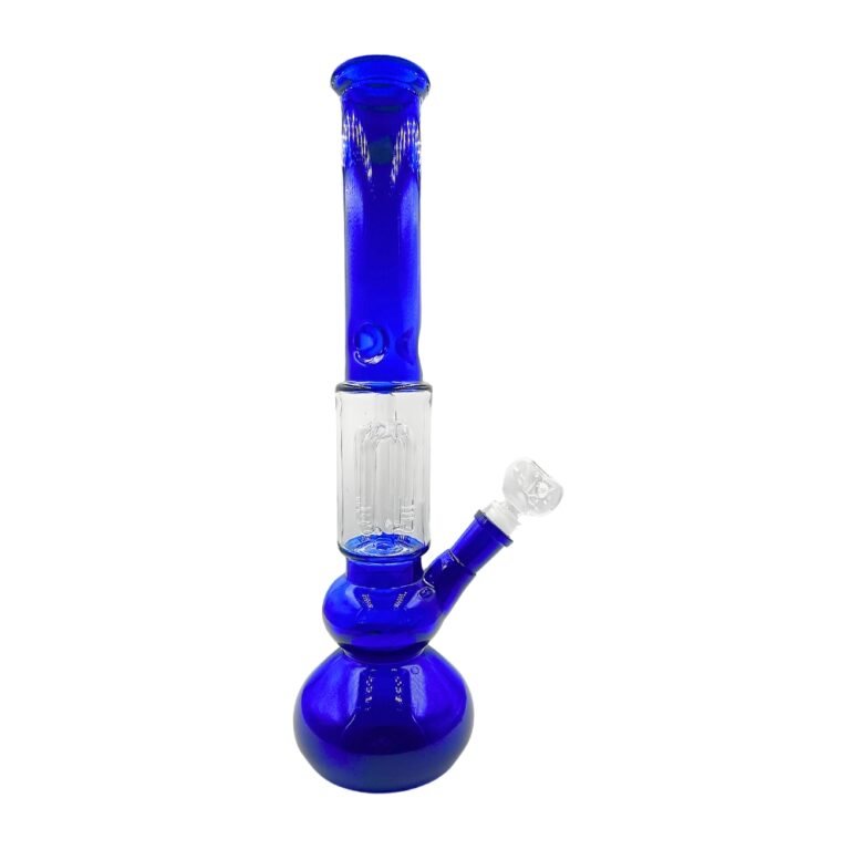 Bong Gigante De Pyrex Con Hielera Y Percolador 37cm | Blue Weed SmokeShop