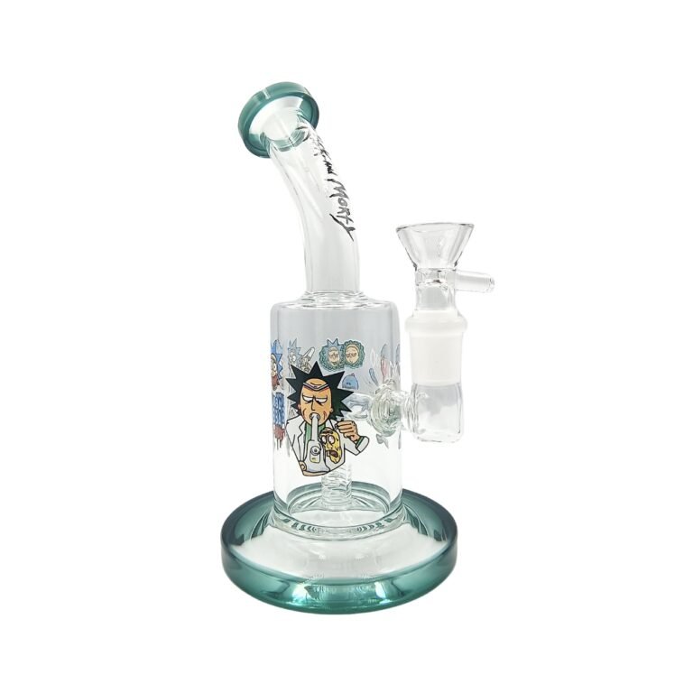 Bong Rig De Vidrio 16cm Rick And Morty | Blue Weed SmokeShop